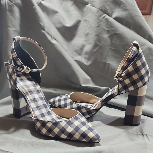 Shoes | Gingham Checkered Heels | Poshmark